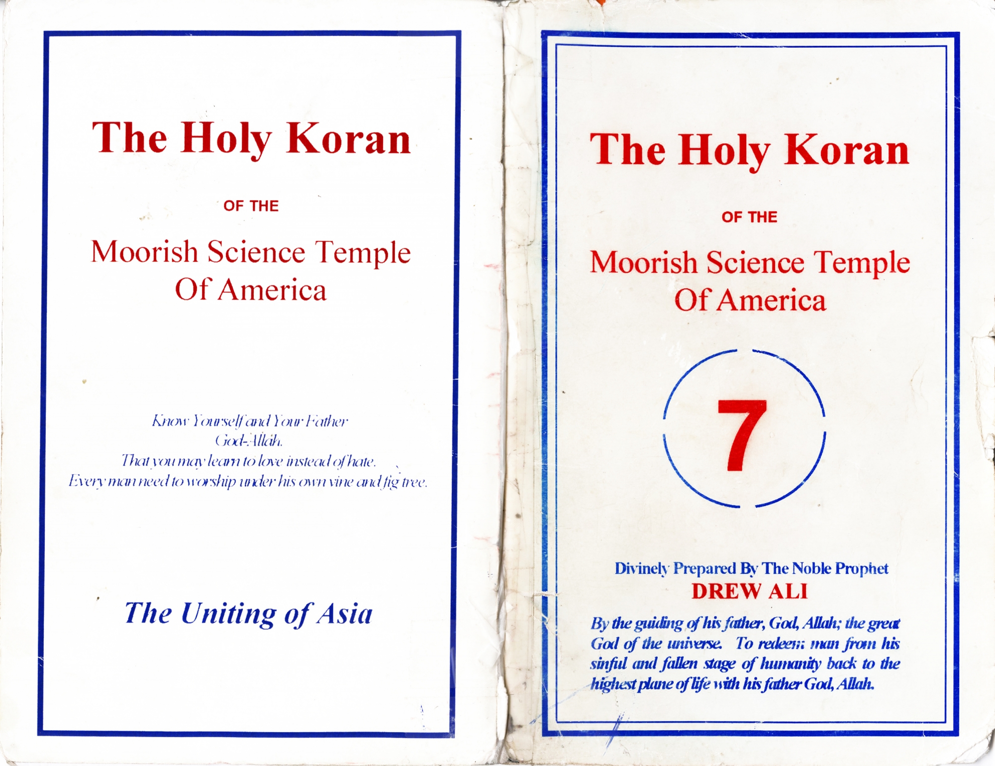 Mapping The Spirit—The Holy Koran of the Moorish Science Temple of ...